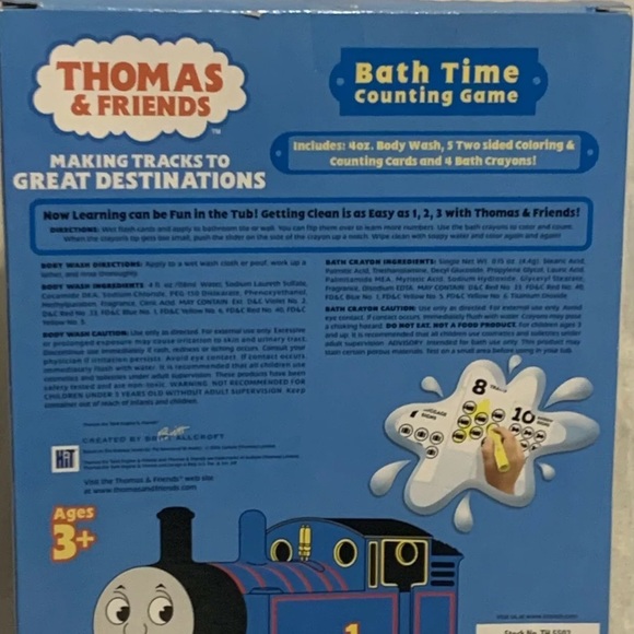 Thomas & Friends | Toys | New Thomas And Friends Bath Time Counting ...